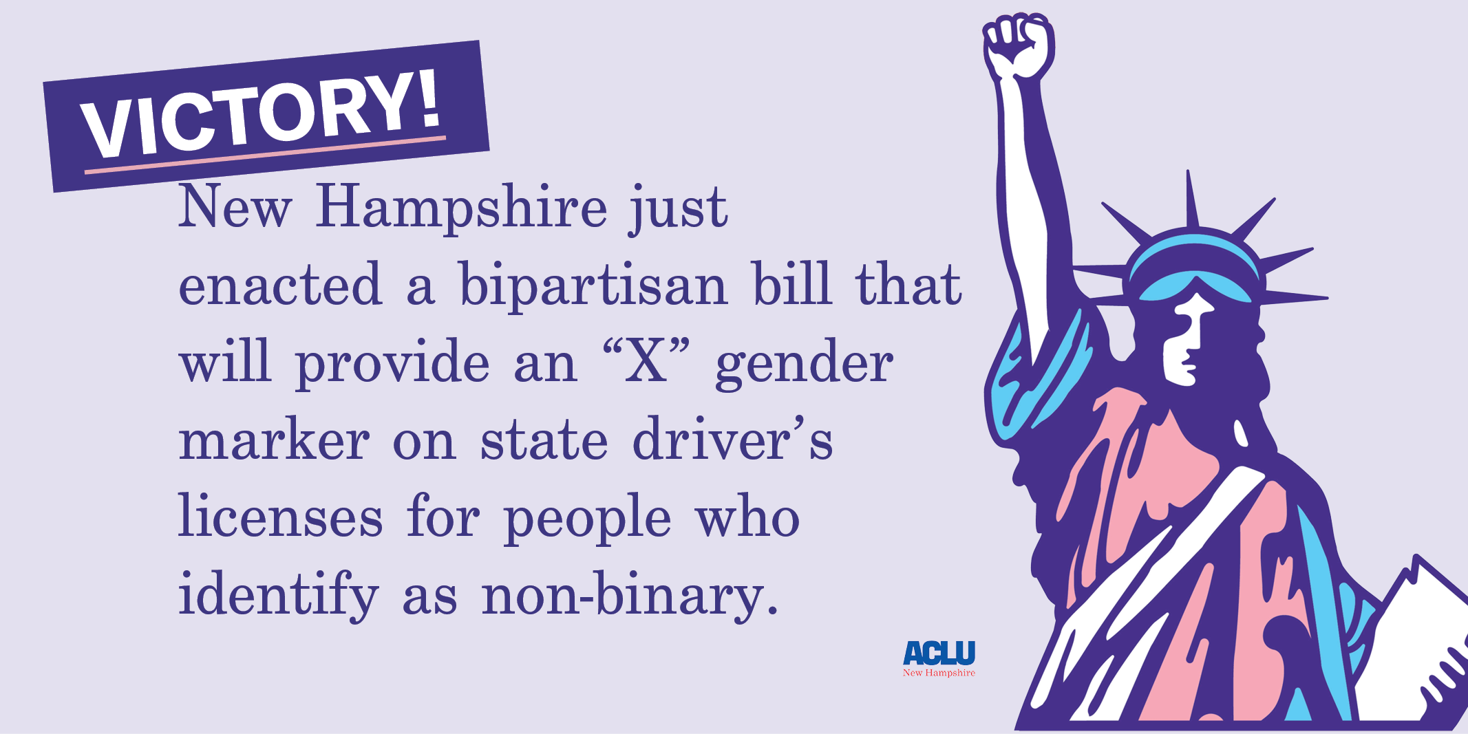 It's official: New Hampshire will offer an "X" gender marker for state ...